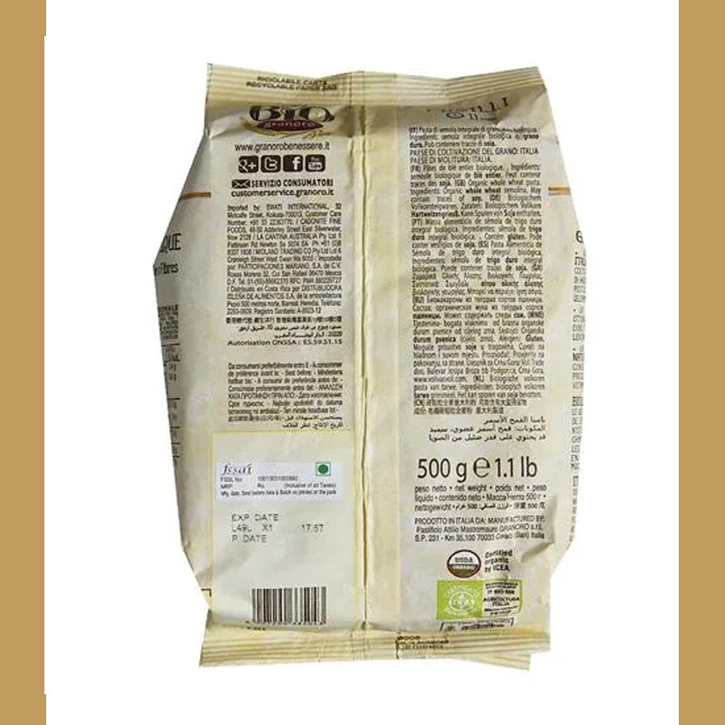Bio Granoro - Fusilli Pasta – Terra Earthfood