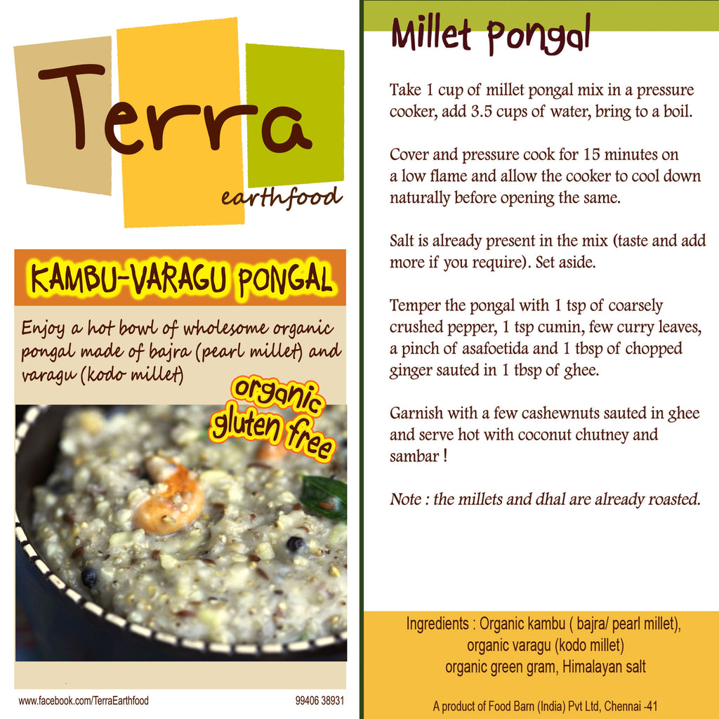 Terra-Kambu Pongal Mix – Terra Earthfood
